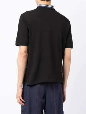 Ahluwalia Logo-print Zip-up Polo Shirt