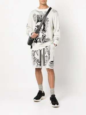 HACULLA. Logo-knit Distressed Jumper