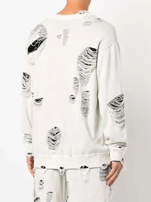 HACULLA. Logo-knit Distressed Jumper