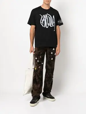 HACULLA. Chenille Logo Patch T-shirt - Black
