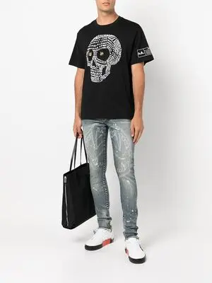 HACULLA. Fang Lips-print Skinny Jeans