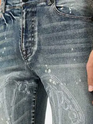 HACULLA. Fang Lips-print Skinny Jeans