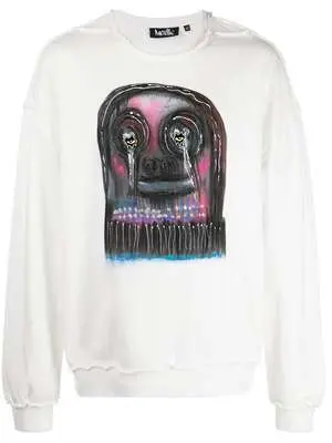 HACULLA. Graphic-print Sweatshirt - White
