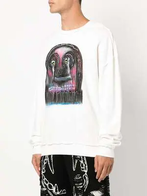 HACULLA. Graphic-print Sweatshirt - White