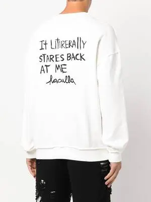 HACULLA. Graphic-print Sweatshirt - White