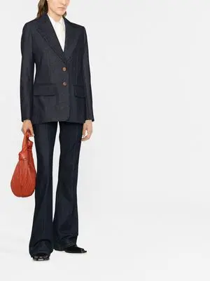 Chloé Two-button Denim Blazer