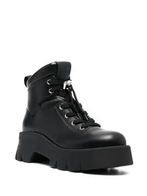 GIANVITO ROSSI Vancouver Lace-up Ankle Boots