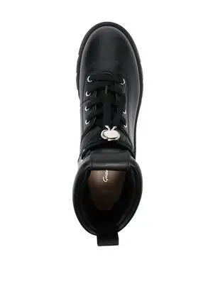 GIANVITO ROSSI Vancouver Lace-up Ankle Boots