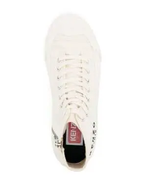 Kenzo Embroidered-logo Hi-top Sneakers