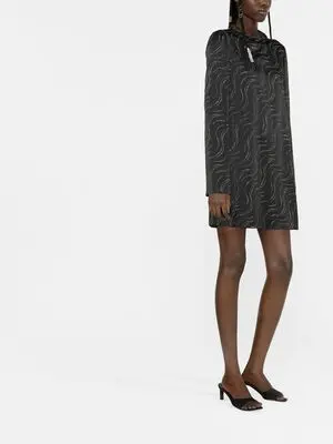 Stella McCartney Rhinestone Embellished Shift Dress