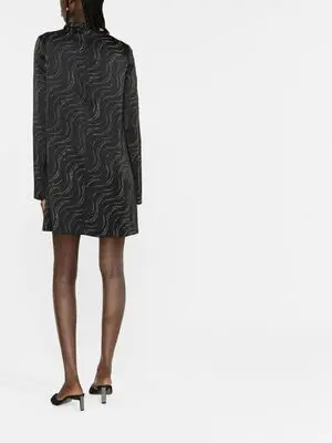 Stella McCartney Rhinestone Embellished Shift Dress