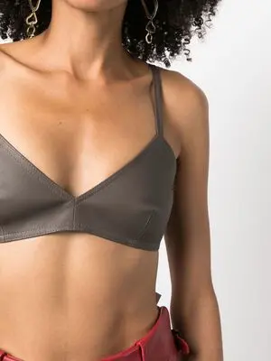 THE MANNEI Sierra Leather Bralette