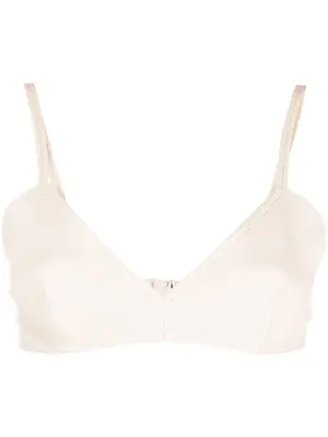 THE MANNEI Sierra Leather Cropped Tank Top