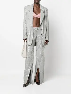 THE MANNEI Sierra Leather Cropped Tank Top