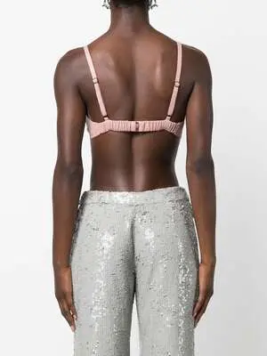 THE MANNEI Sierra Leather Cropped Tank Top