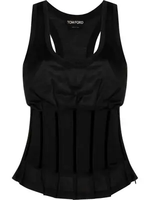 TOM FORD Scoop Neck Tank Top - Black