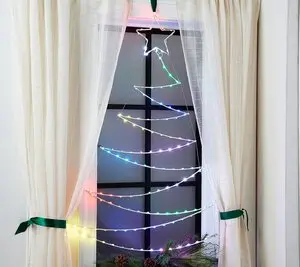 BETHLEHEM LIGHTS As Is Rgb Lit Wall Tree - One-color