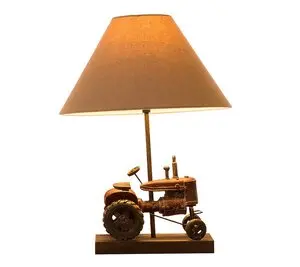 GLITZHOME Farmhouse Tractor Table Lamp - One-color