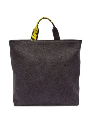 Off-White Tote Bag With Slogan Print