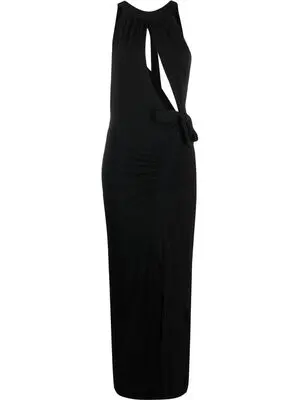 ROTATE BY BIRGER CHRISTENSEN Cut-out Detailed Dress - Black