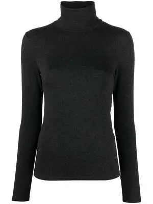 Majestic Filatures Long-sleeve Roll-neck Shirt - Grey