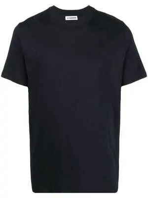 JIL SANDER Round-neck-short-sleeve T-shirt - Blue