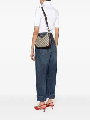 Gucci Small Attache Shoulder Bag - Neutrals
