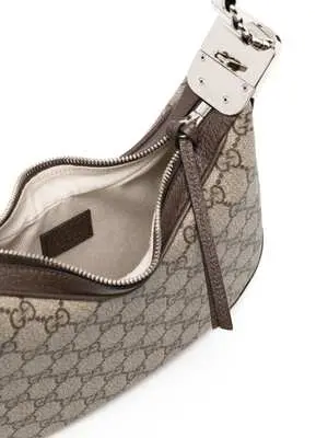 Gucci Small Attache Shoulder Bag - Neutrals