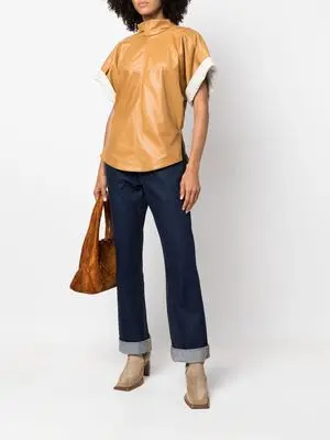 Isabel Marant Étoile Baiao Roll-sleeve Top