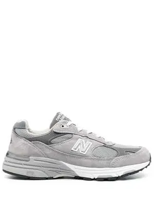 NEW BALANCE Logo-patch Lace-up Sneakers - Grey