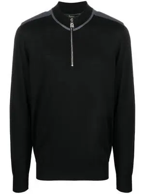 BILLIONAIRE Zip Collar Jumper