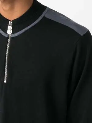 BILLIONAIRE Zip Collar Jumper