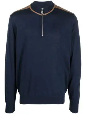BILLIONAIRE Zip Collar Jumper
