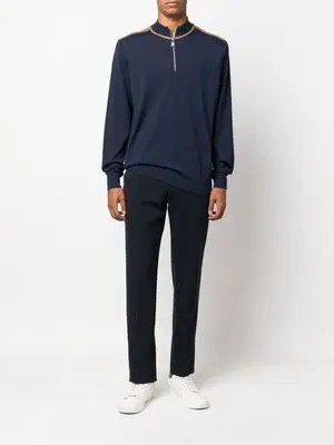 BILLIONAIRE Zip Collar Jumper
