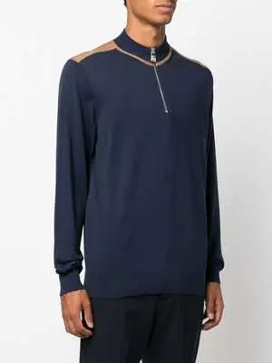 BILLIONAIRE Zip Collar Jumper