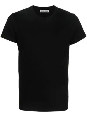 JIL SANDER Short-sleeve Cotton T-shirt - Black