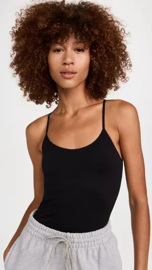 Splits59 Loren Seamless Waist Length Tank - Black