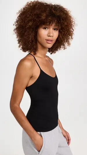 Splits59 Loren Seamless Waist Length Tank - Black