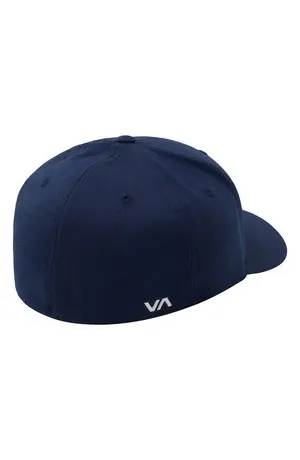 Rvca Flexfit Twill Baseball Cap - Navy