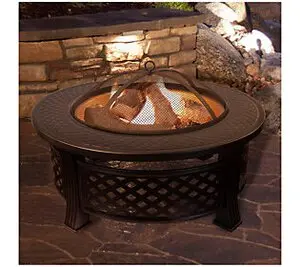 NATURE SPRING 32' Round Fire Pit- Steel Patio Ring - One-color