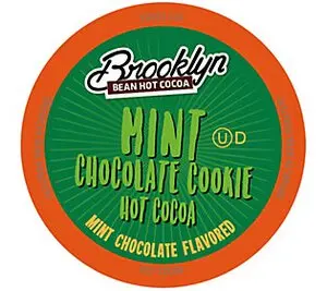 BROOKLYN BEAN ROASTERY Brooklyn Beans 40-count Mint Chocolate Cookie H Ot Cocoa Pods