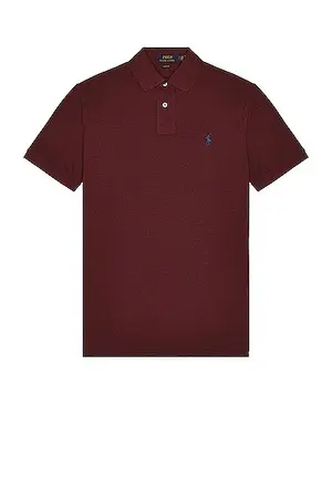 Ralph Lauren Classic Polo In Burgundy