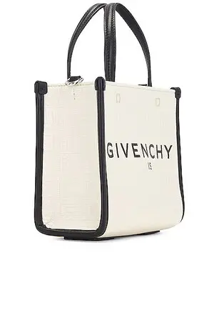 Givenchy - Givenchy Mini G Tote Shopping Bag In Ivory