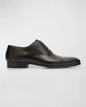 Magnanni Magnanni Segovia Cap-Toe Leather Oxfords - Black