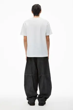 Alexander Wang Pocket Tee In High Twist Jersey