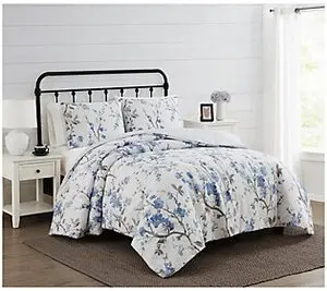 CANNON Kasumi Floral King 3 Piece Comforter Set - One-color
