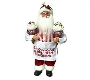 SANTA'S WORKSHOP Inc. 15' Ice Cream Claus - One-color