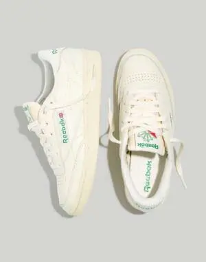 Madewell Reebok® Club C 85 Vintage Sneakers - Chalk,alabaster,glen Green