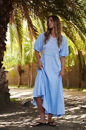 Free People Brentwood Maxi Dress - Windsurfer