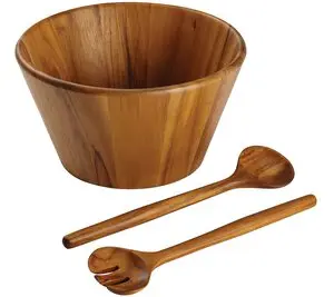 ANOLON Pantryware 3-piece Teak Wood Salad Servi Ng Set - One-color